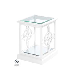 Etienne White Side Table