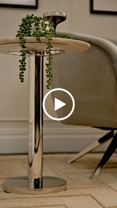 Parker Silver Side Table / My-Furniture