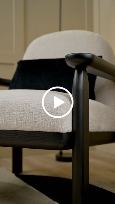 Waldo Armchair – Light Taupe Chenille