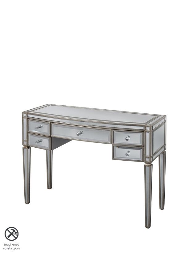 Antoinette Toughened Mirror Dressing Table / Curved Furniture / My ...