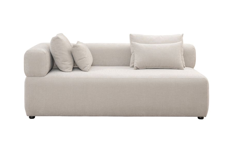 Beck Left Hand Chaise Longue – Parchment