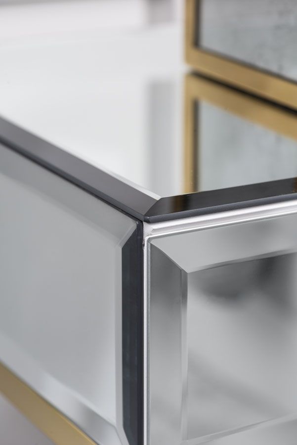Lorenzo Toughened Mirror Console Table /console table/mirrored / My ...