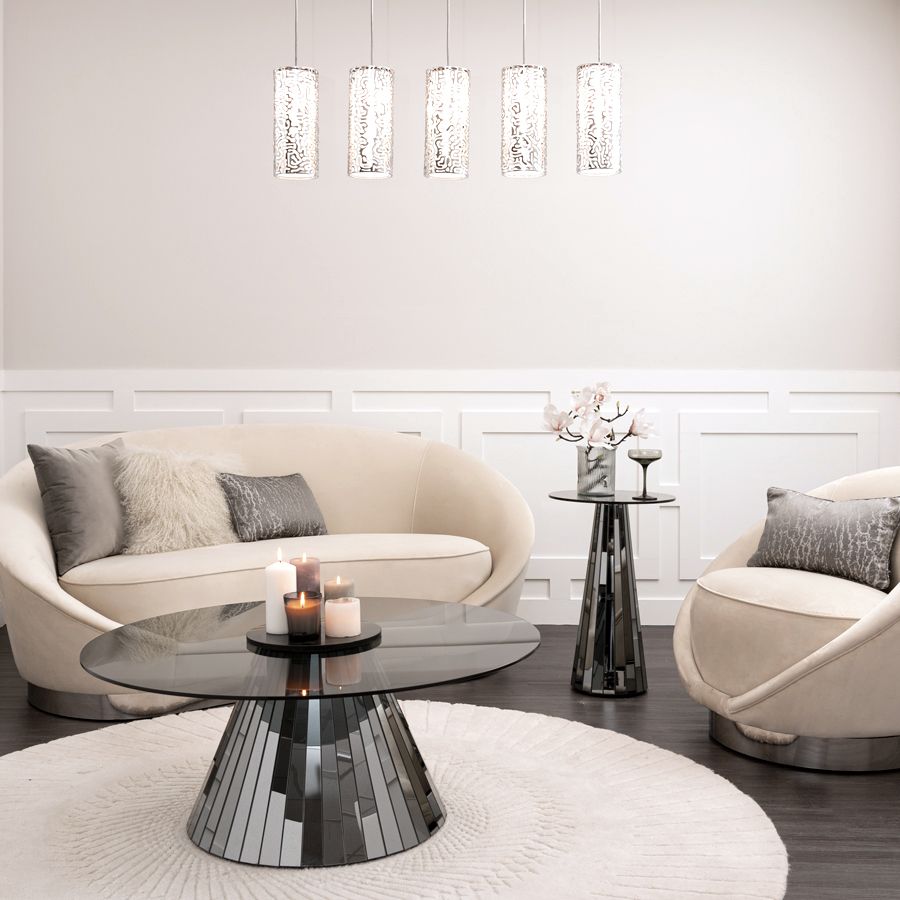 Emmeline Smoked Mirror Coffee Table