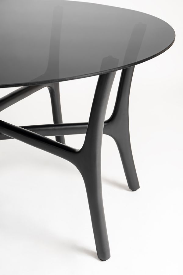 Haxapod Black Dining Table