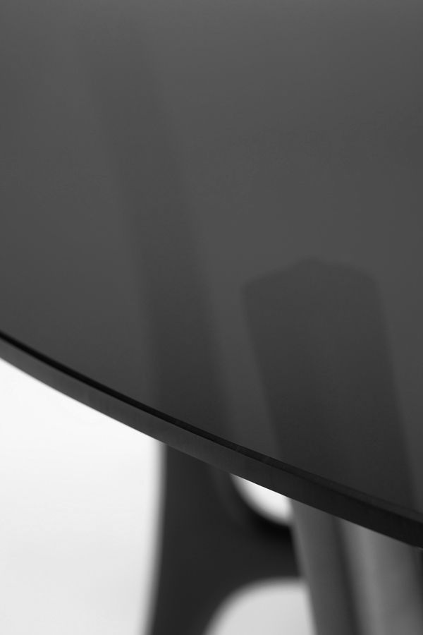 Haxapod Black Dining Table