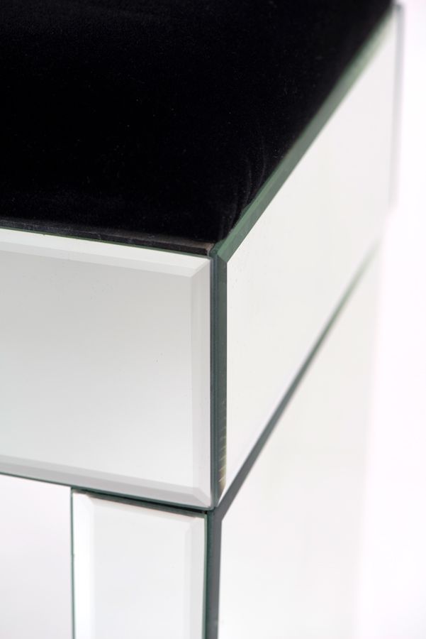 chelsea 2 leg Mirrored stool l | my furniture