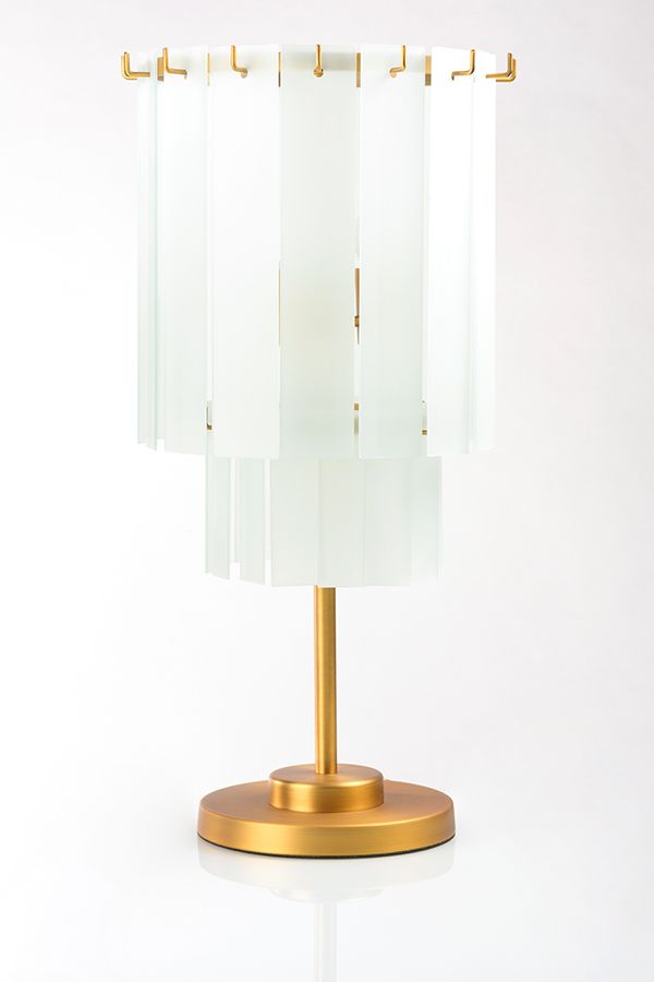 Veil Brass Table Light